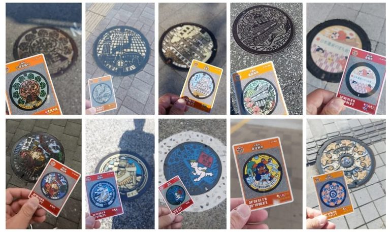 Las Manhole Cards ⇒ ¡Mapa con Localizaciones! ⛩️
